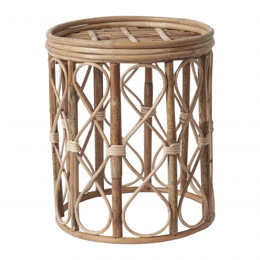 Curvy cane side table store